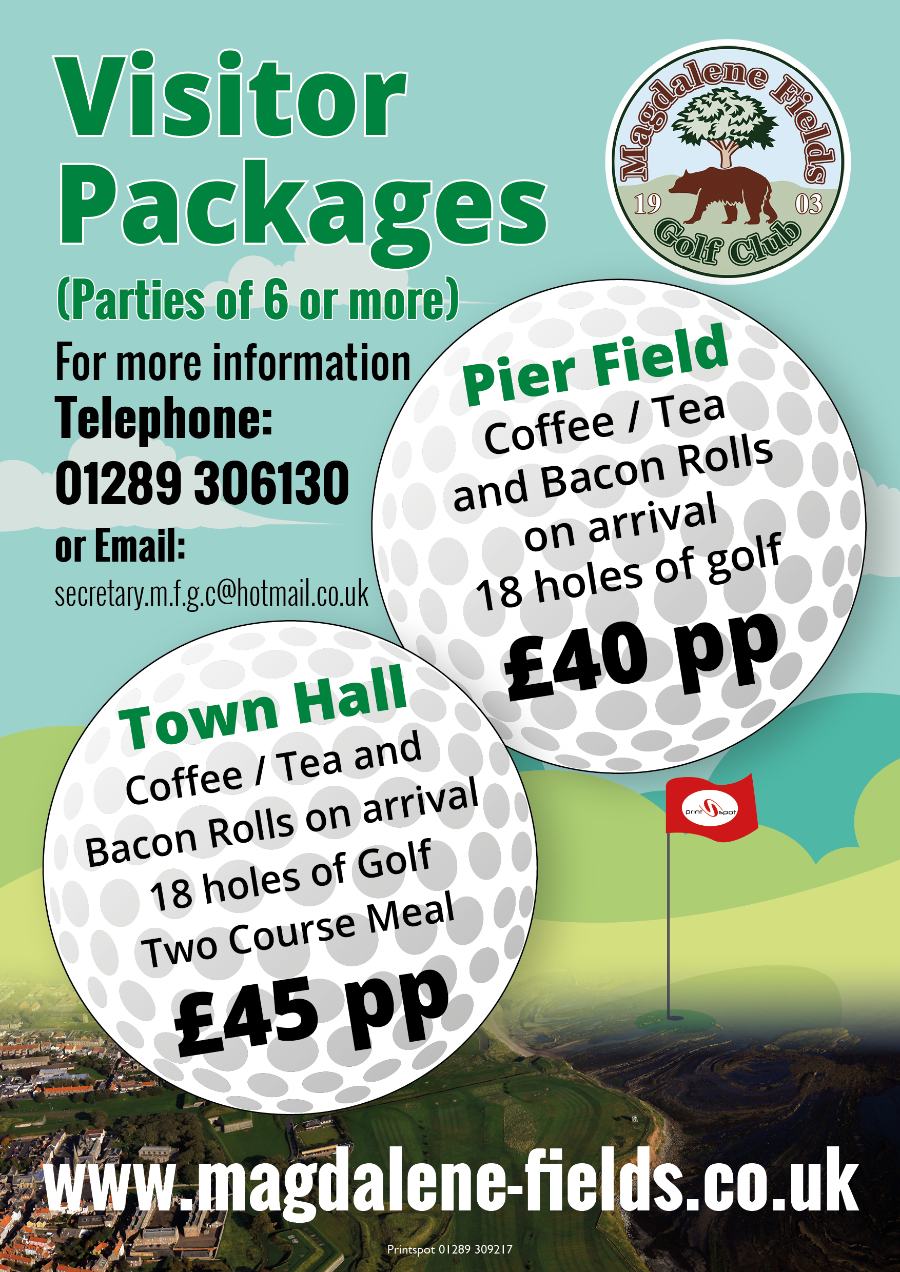 Fees - Magdalene Fields Golf Club